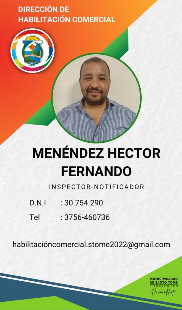 Personal Habilitación Comercial - Municipalidad de Santo Tomé
